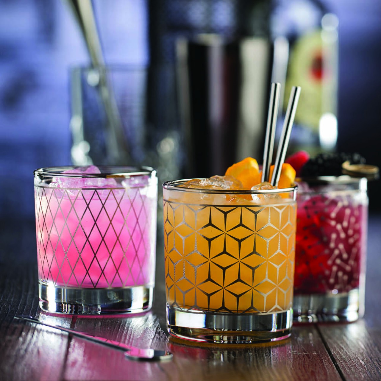 Short Cocktails Rocks Glasses