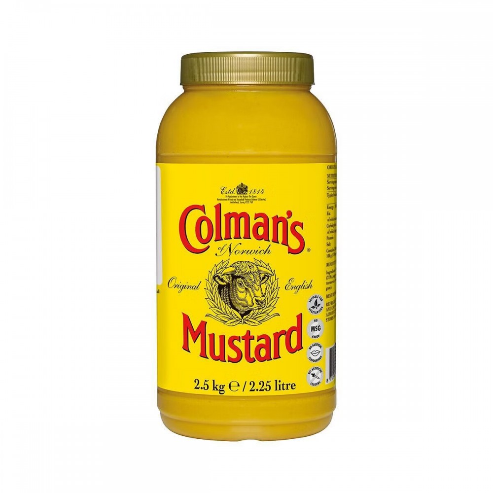 Colman's : Colmans English Mustard 2.25ltr | Buy Mustard ...