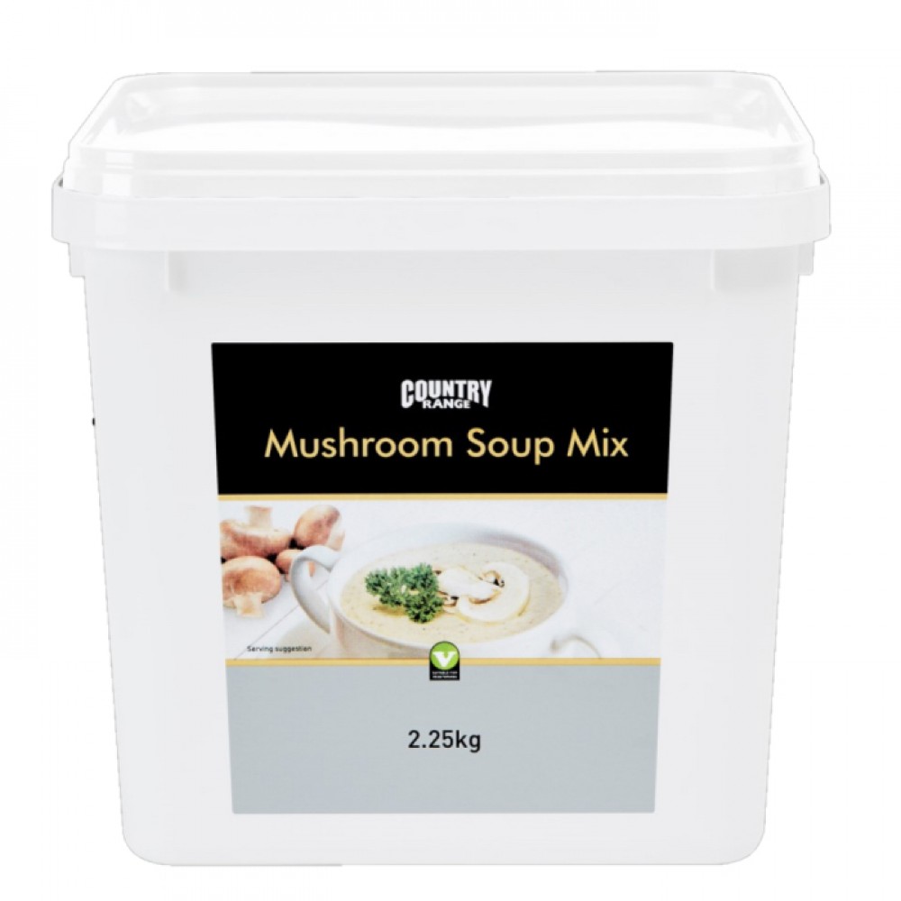 Powdered Soup : Country Range Mushroom Soup Mix 2.25kg