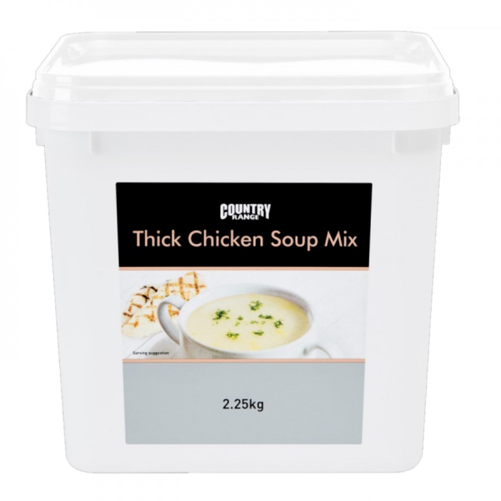 Powdered Soup : Country Range Thick Chicken Soup Mix 2.25kg