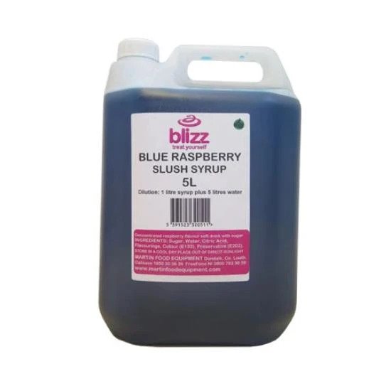 Sauces & Syrups : Blizz Slush Blue Raspberry Syrup 5ltr