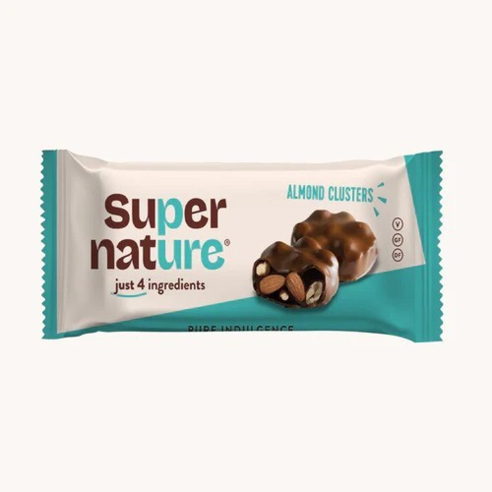 Protein & Energy Bars : Super Nature Almond Clusters 34g ...