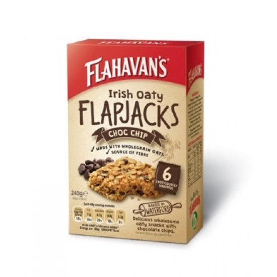 Protein & Energy Bars : Flahavans Flapjack Choc Chip 24g ...