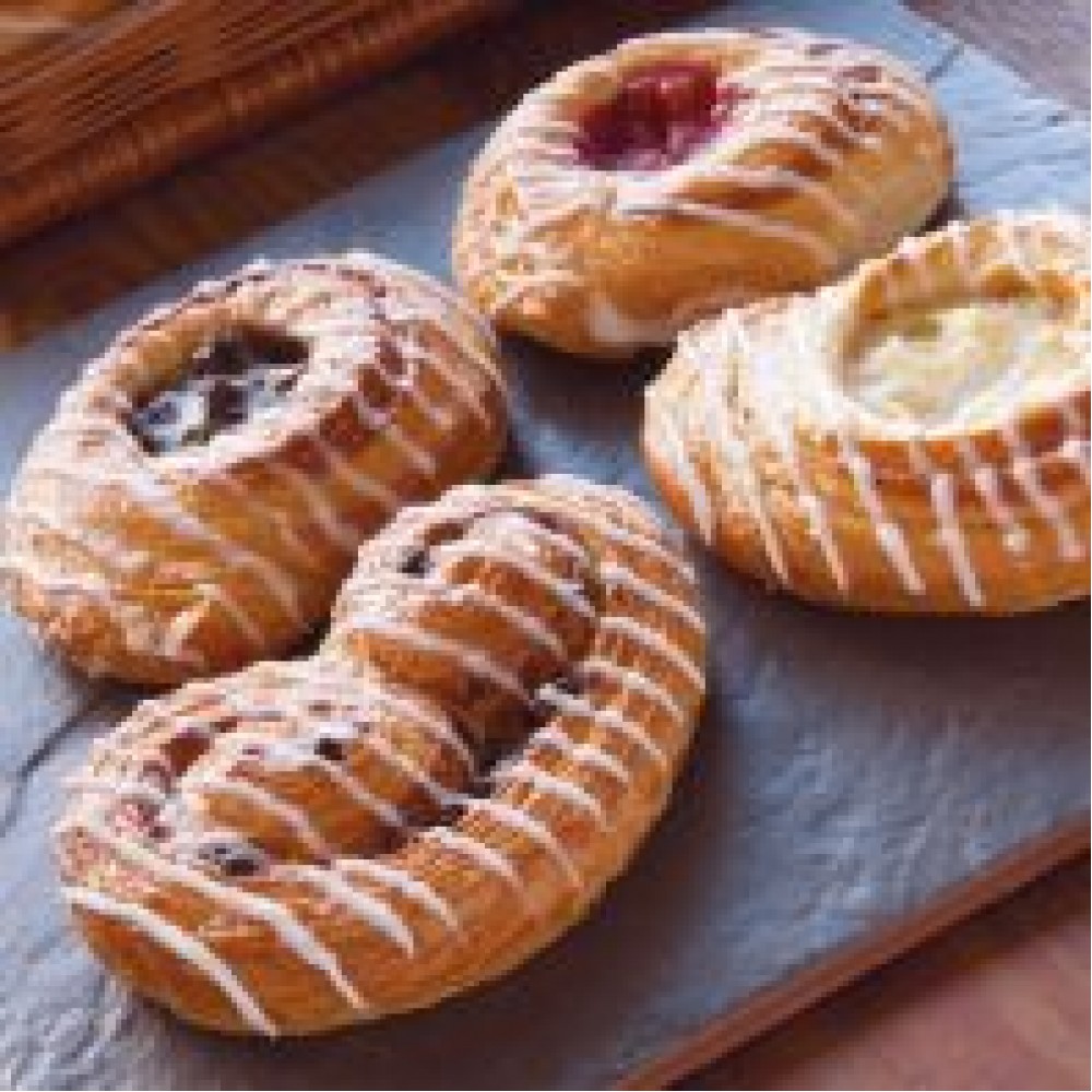 Danish & Sweet Pastries : Assorted Danish Pastries 100g