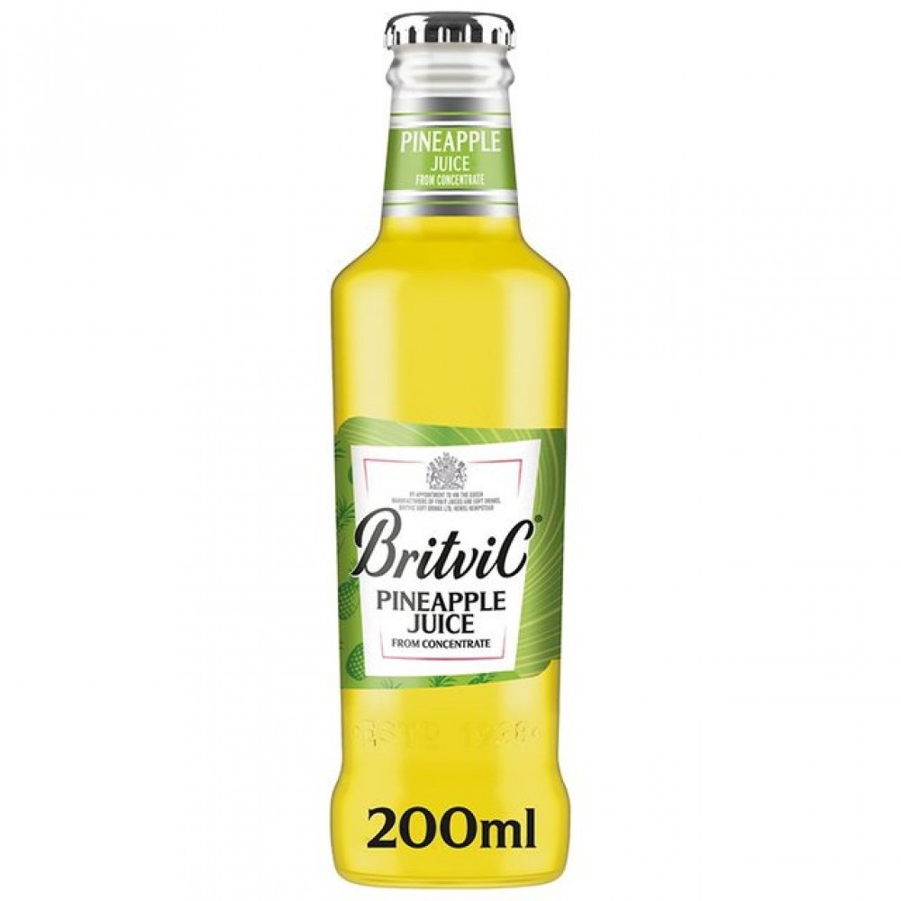 200ml Splits & Juices : Britvic Pineapple 200ml X 24 - Catering ...