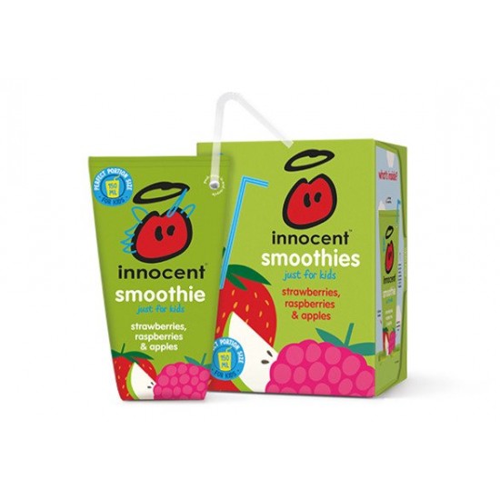 Kids Drinks : Innocent Smoothie | Strawberry & Raspberry ...