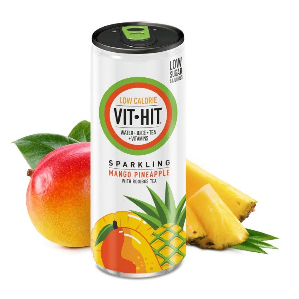 Cans : Vit Hit Mango & Pineapple Can 330ml | Fruit Drink