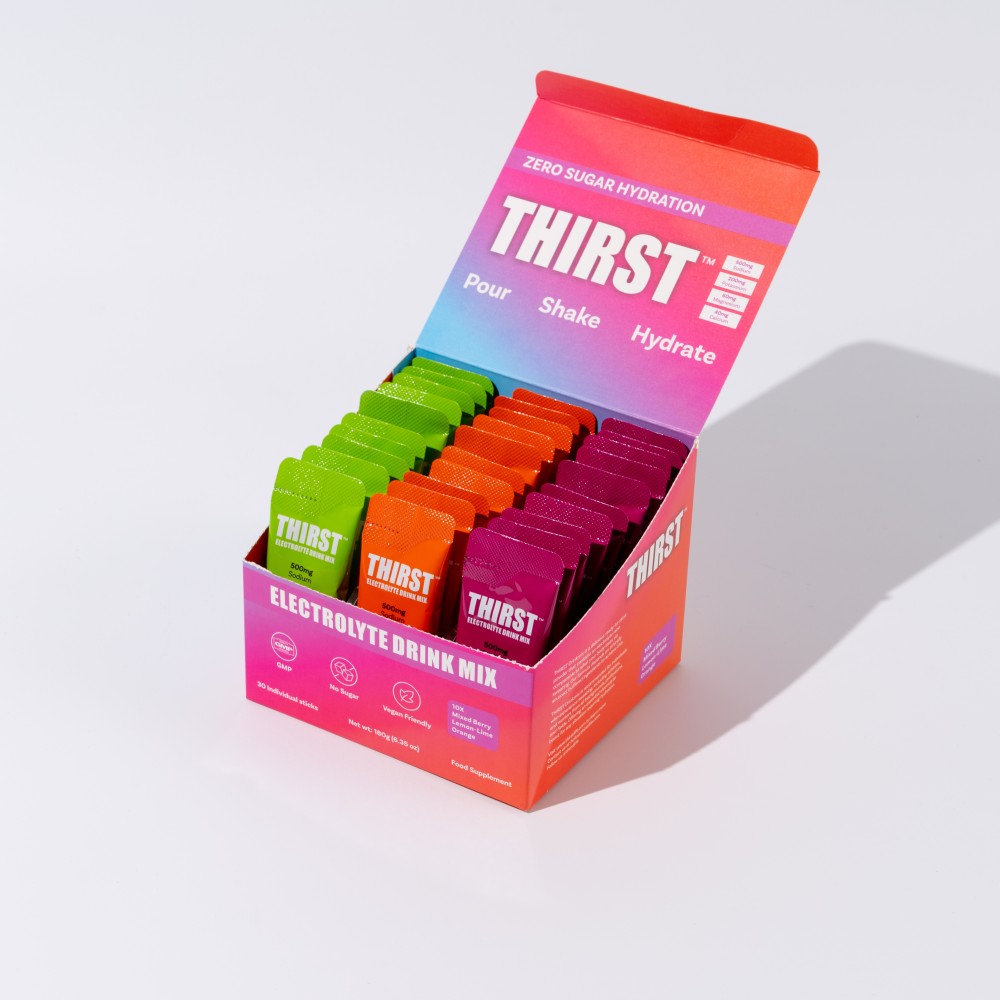 Energy Drinks : Thirst Electrolytes Assorted X 30