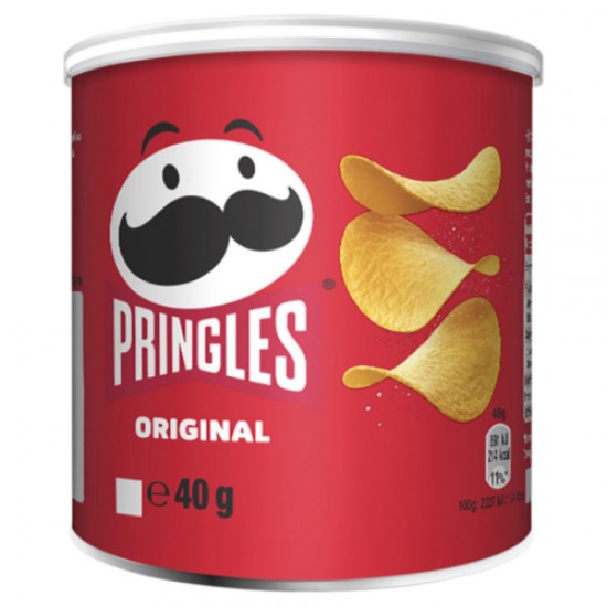 Crisps & Peanuts : Pringles Original 40g | Crisp Supplier ...