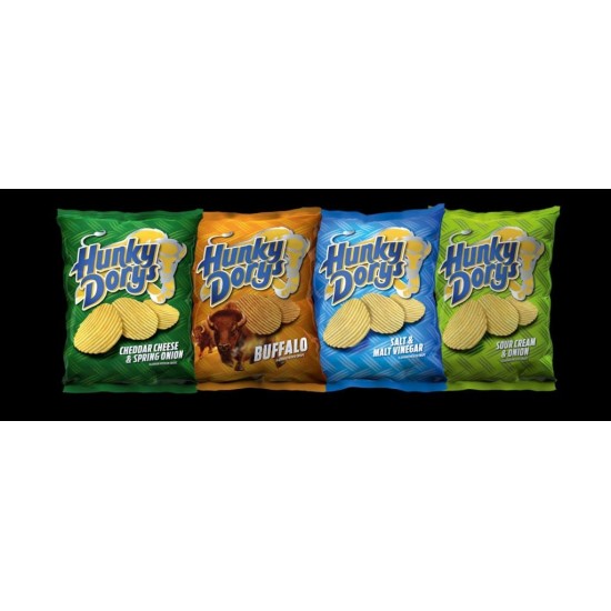 Crisps & Peanuts : Hunky Dory Buffalo 45g X 50 - Catering ...