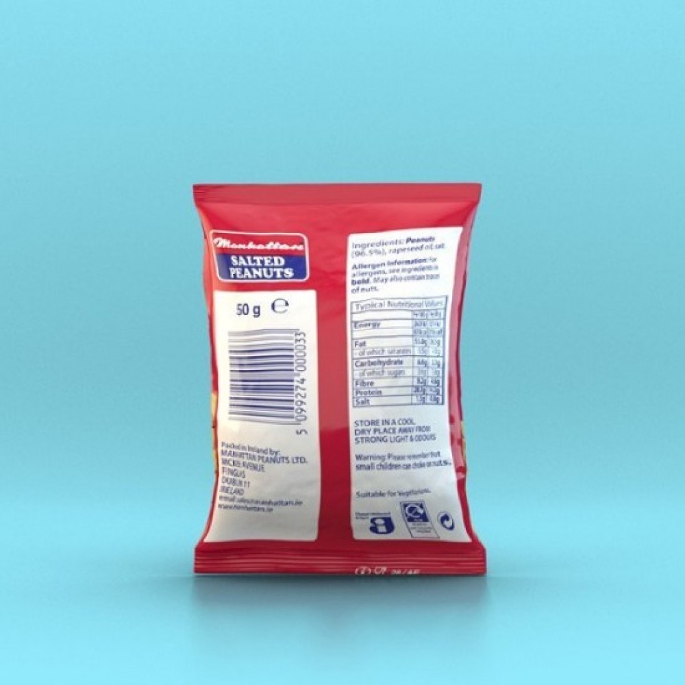 Crisps & Peanuts : Manhattan Salt & Vinegar Nuts 50g ...