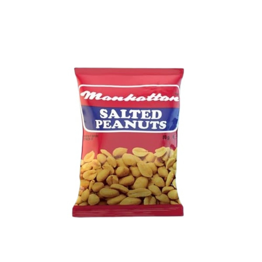 Crisps & Peanuts : Manhattan Salted Peanuts 50g X 20 Box