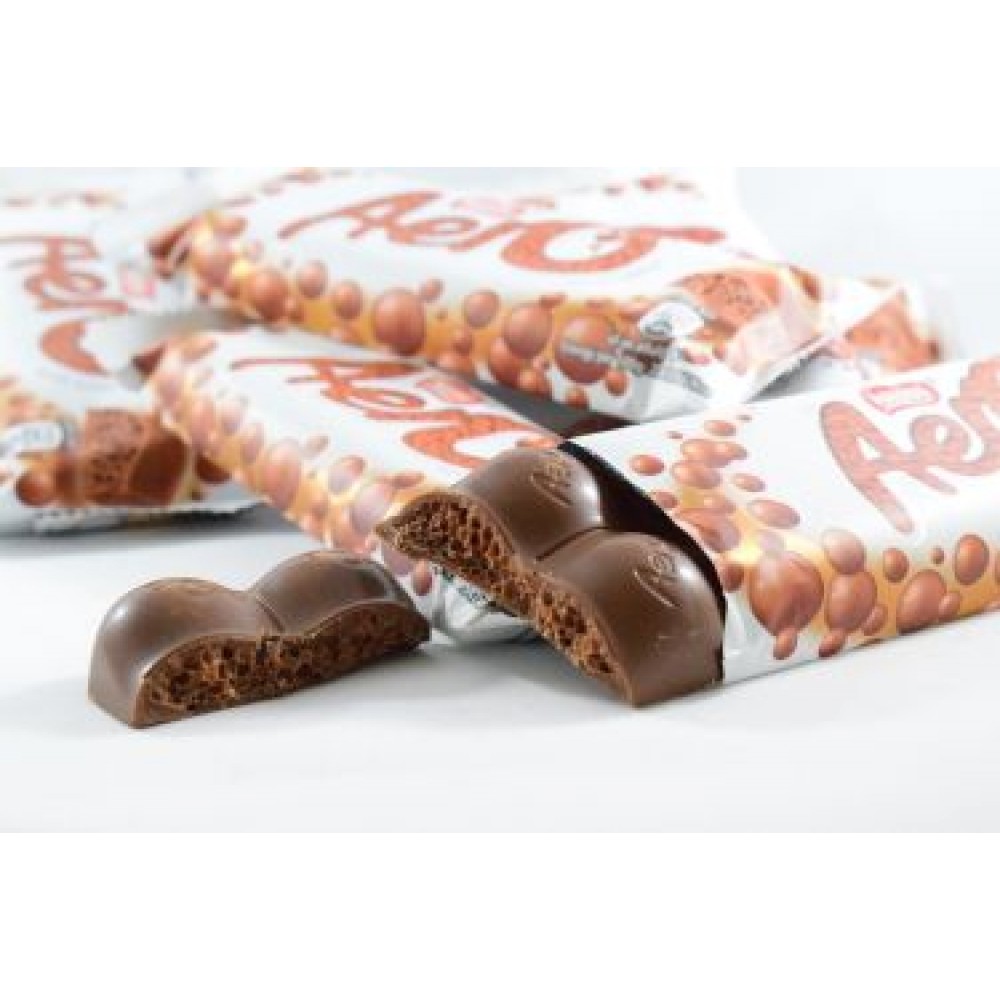 Chocolate Bars : Nestle Aero Bubbly Bar Milk 36g X 24 - Catering ...