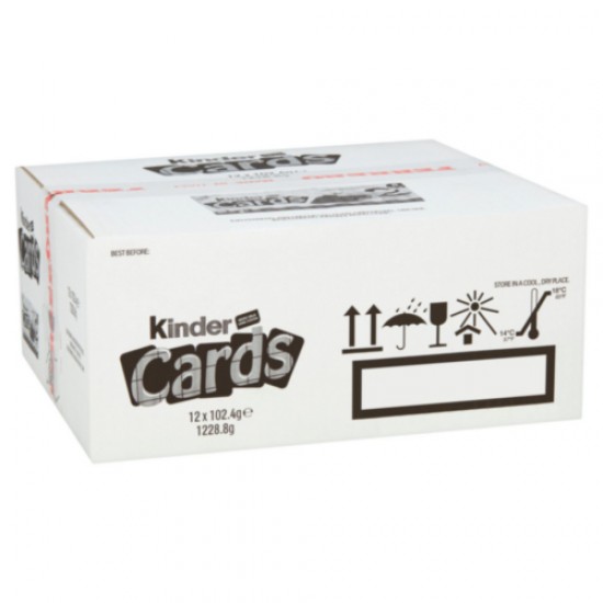 Chocolate Bars : Kinder Cards Chocolate Biscuit Multipack ...