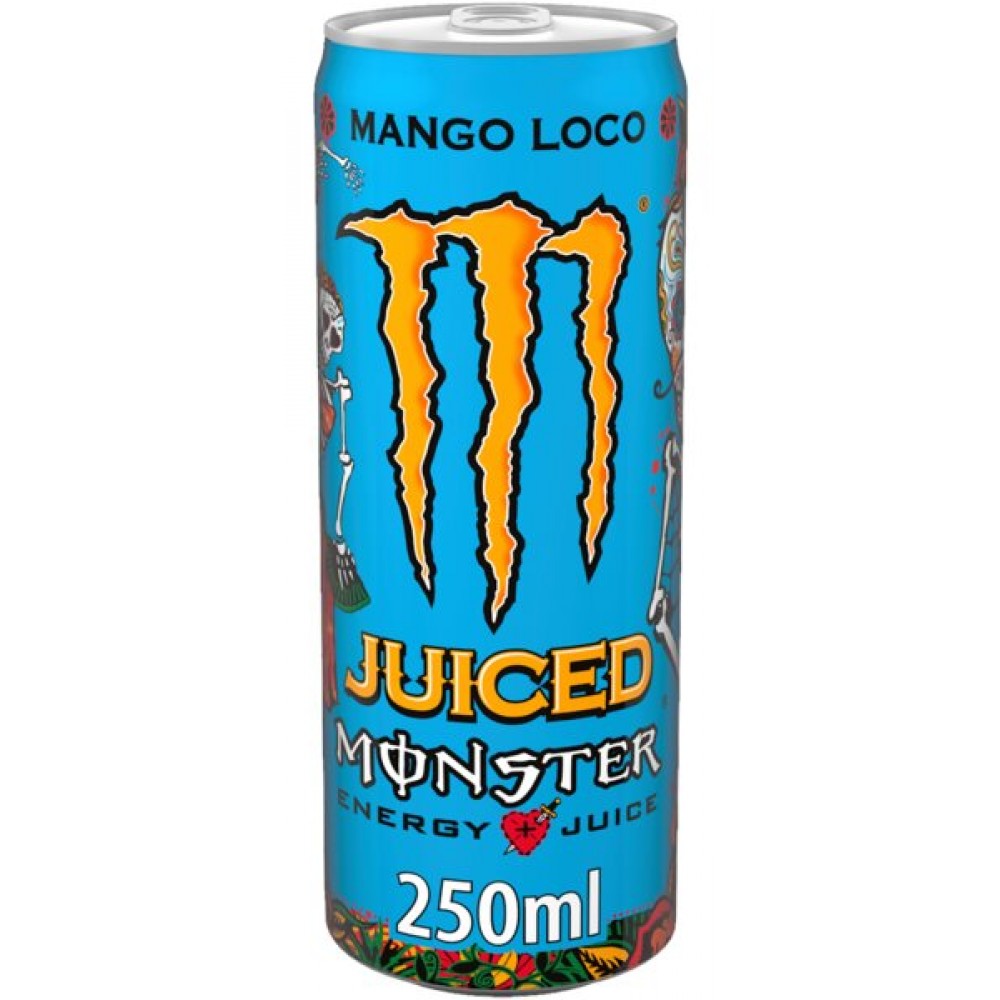 Energy Drinks : Monster Energy Mango Loco 250ml X 24