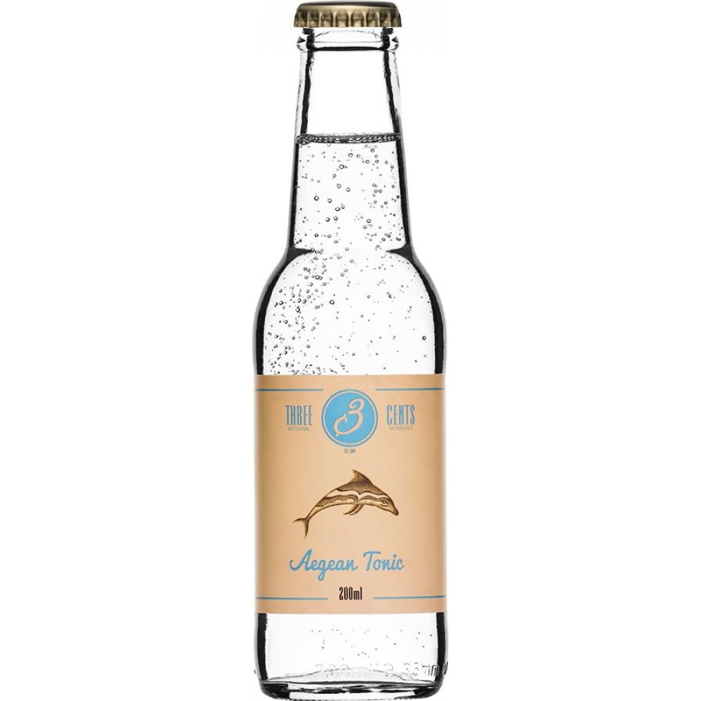 Three Cents Beverages : Three Cents Aegean Tonic 200ml X 24