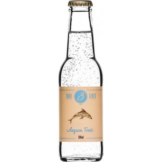 Three Cents Beverages : Three Cents Aegean Tonic 200ml X 24