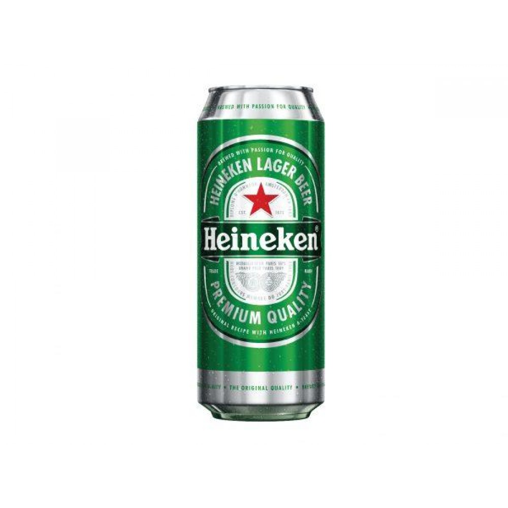 Cans : Heineken Cans 500ml X 24 4.3% - Catering Supplies,