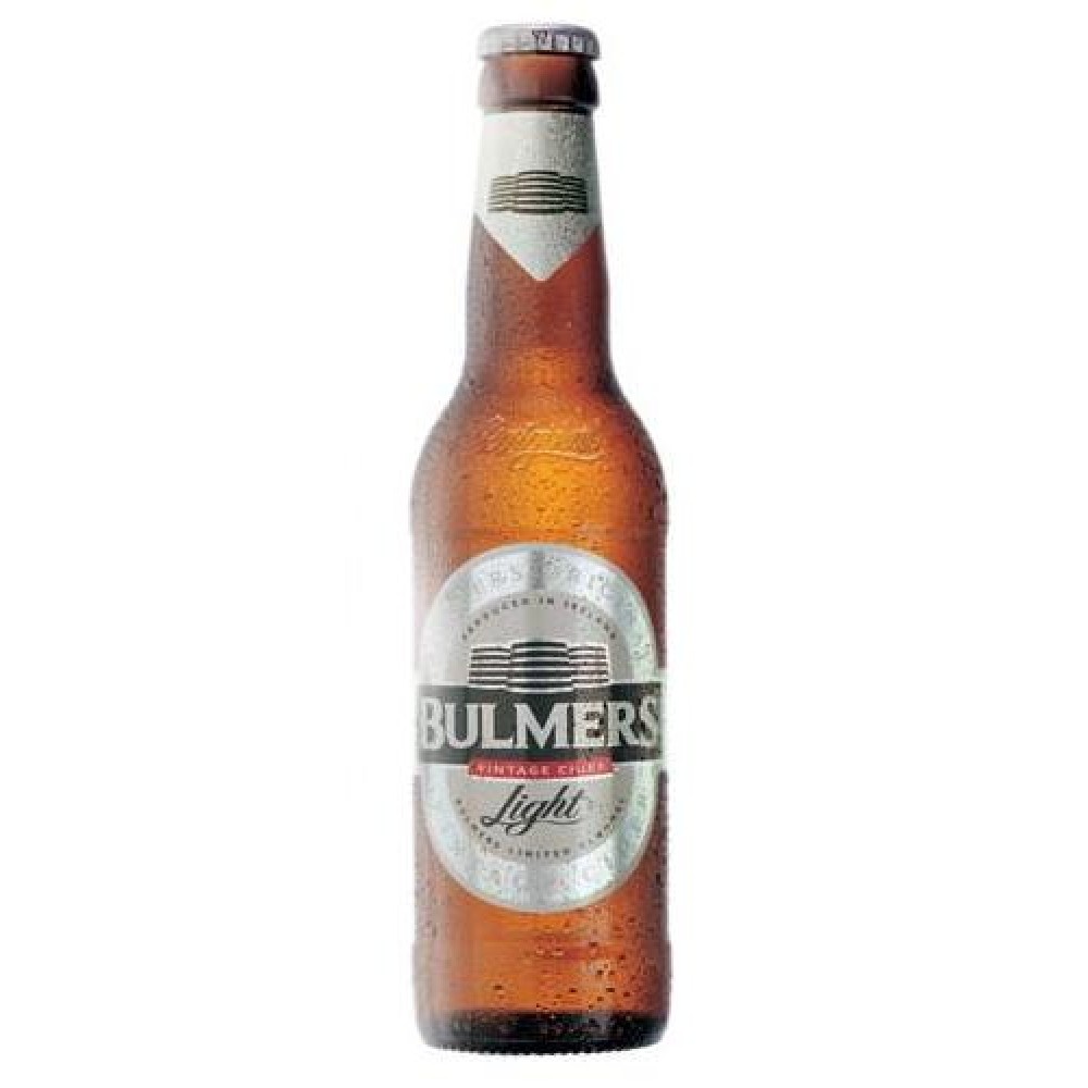 Cider : Bulmers Light Long Neck 330mlx24 - Catering Supplies,