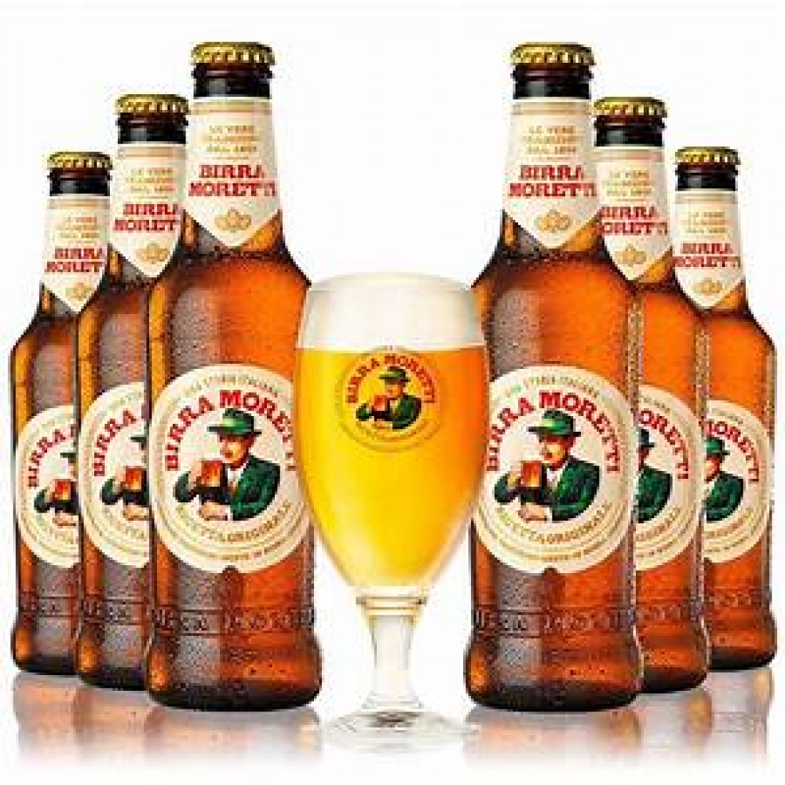 Bottle Beers : Birra Moretti Long Neck 330ml X24
