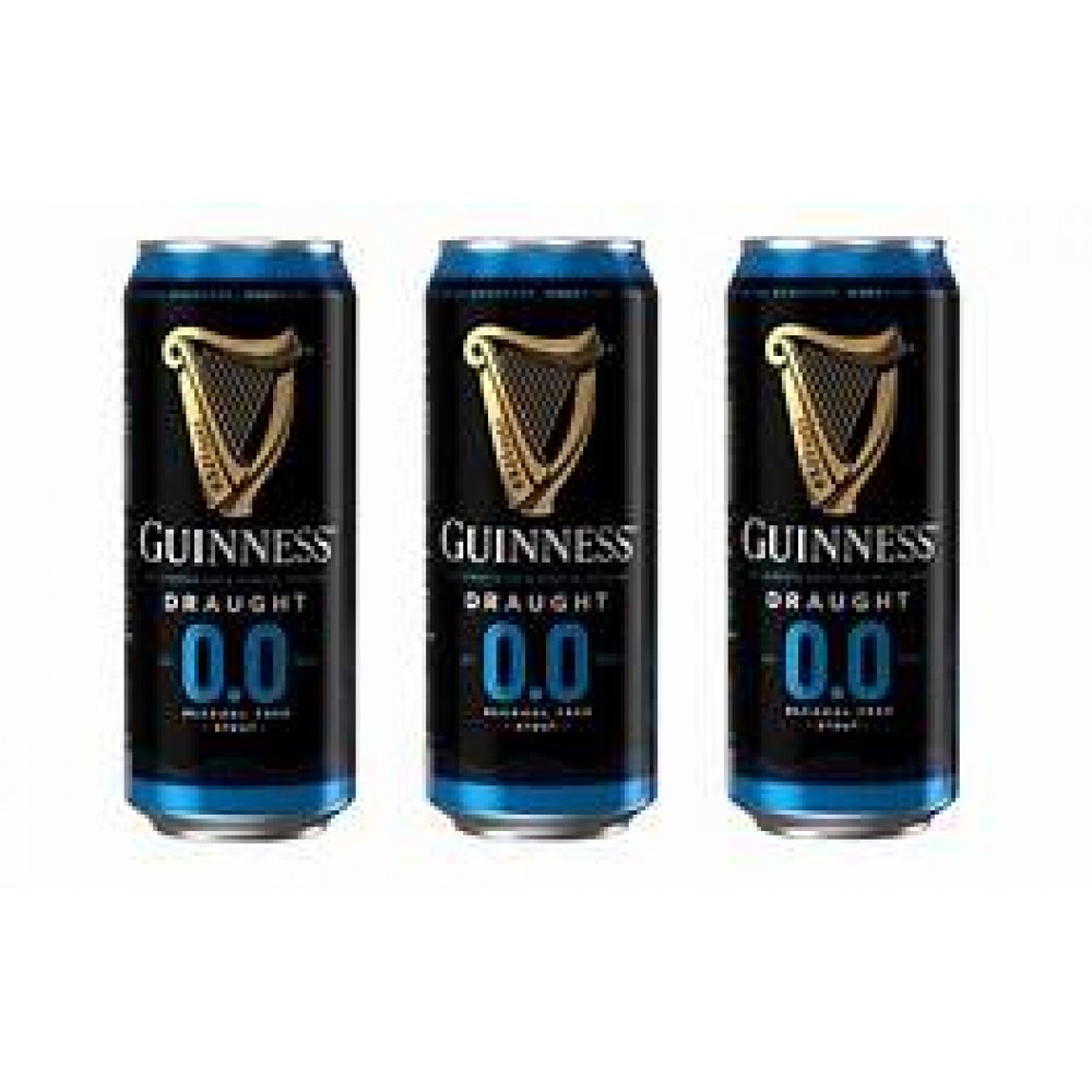 Non Alcoholic Beers : Guinness 00 Cans 500ml X 24