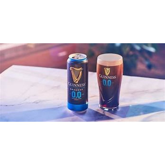 Non Alcoholic Beers : Guinness 00 Cans 500ml X 24
