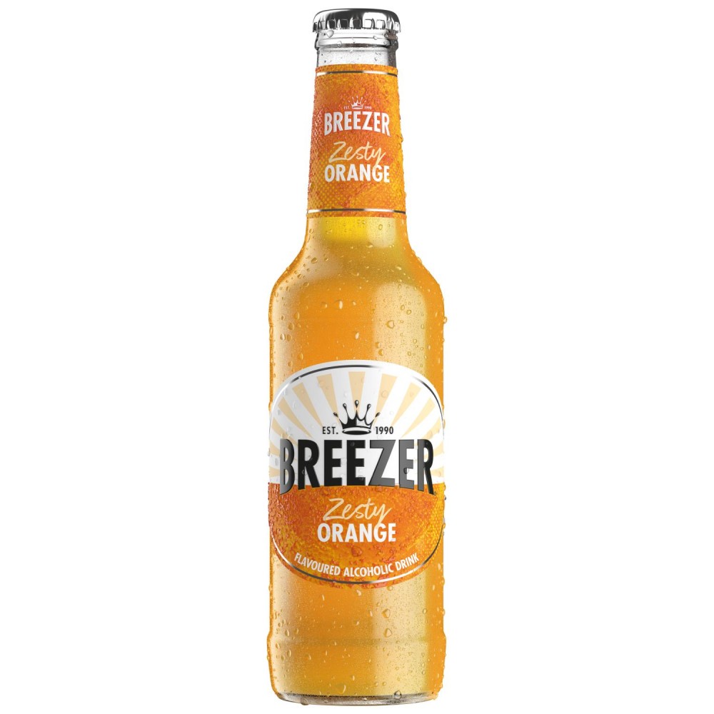 Alcopops : Bacardi Breezer Orange 275ml X 24