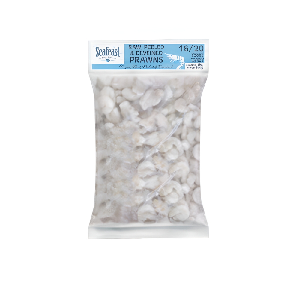 Fresh Frozen Seafood : Seafeast Rpd Prawns 16/20 1kg X 10