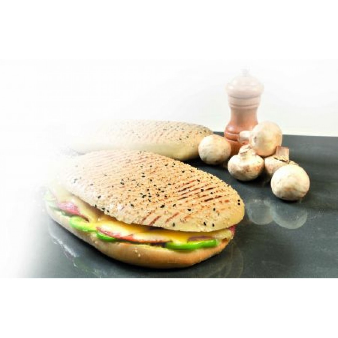 Panini & Baguettes : Nigella & Sesame Panini | Oval Panini ...