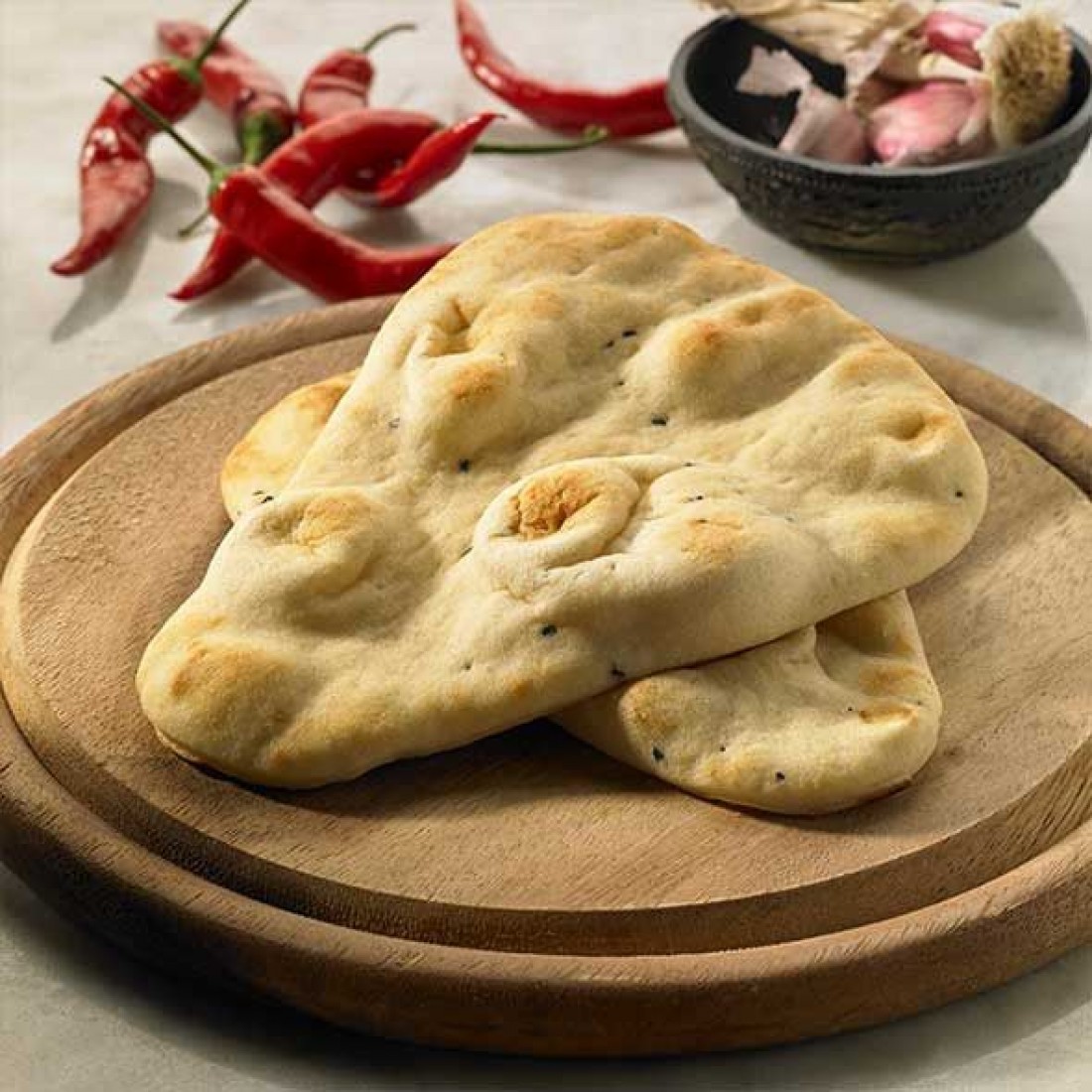 Specialist Breads : Naan Bread Tear Drop Mini 65g X 40 Xps