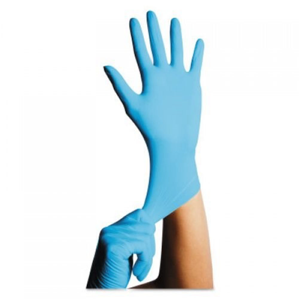 Gloves & Goggles : Blue Nitrile Gloves Large X 100