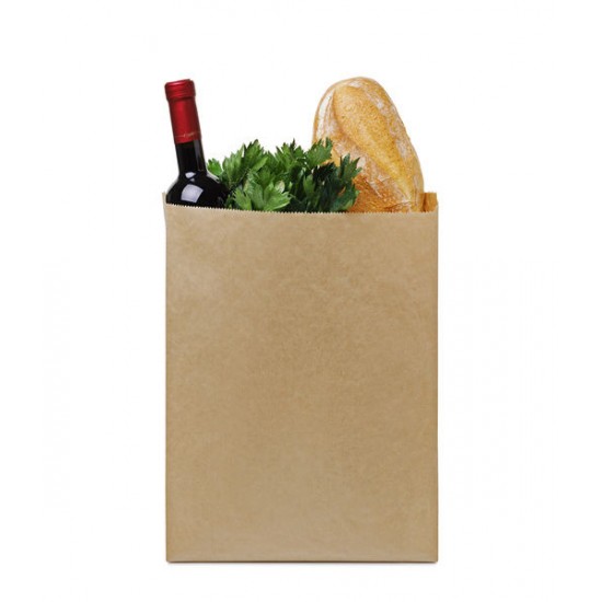 Takeaway Bags : Kraft Sos Block Bottom Bag Large X 250