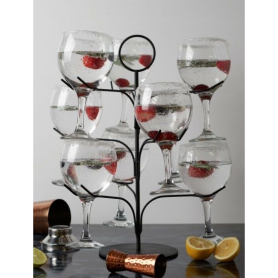 Cocktail Trees : Cocktail Tree Black Holds 9 Glasses - Catering ...