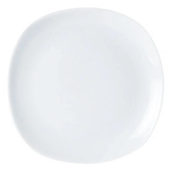 Porcelite Square & Rect Plates : Porc Soft Square Plate 25/27cm ...