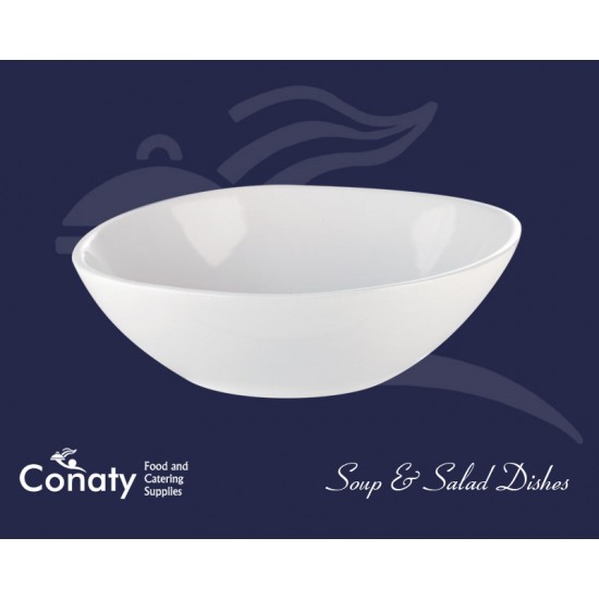 Bowls : Porc Oval Bowl 20cm