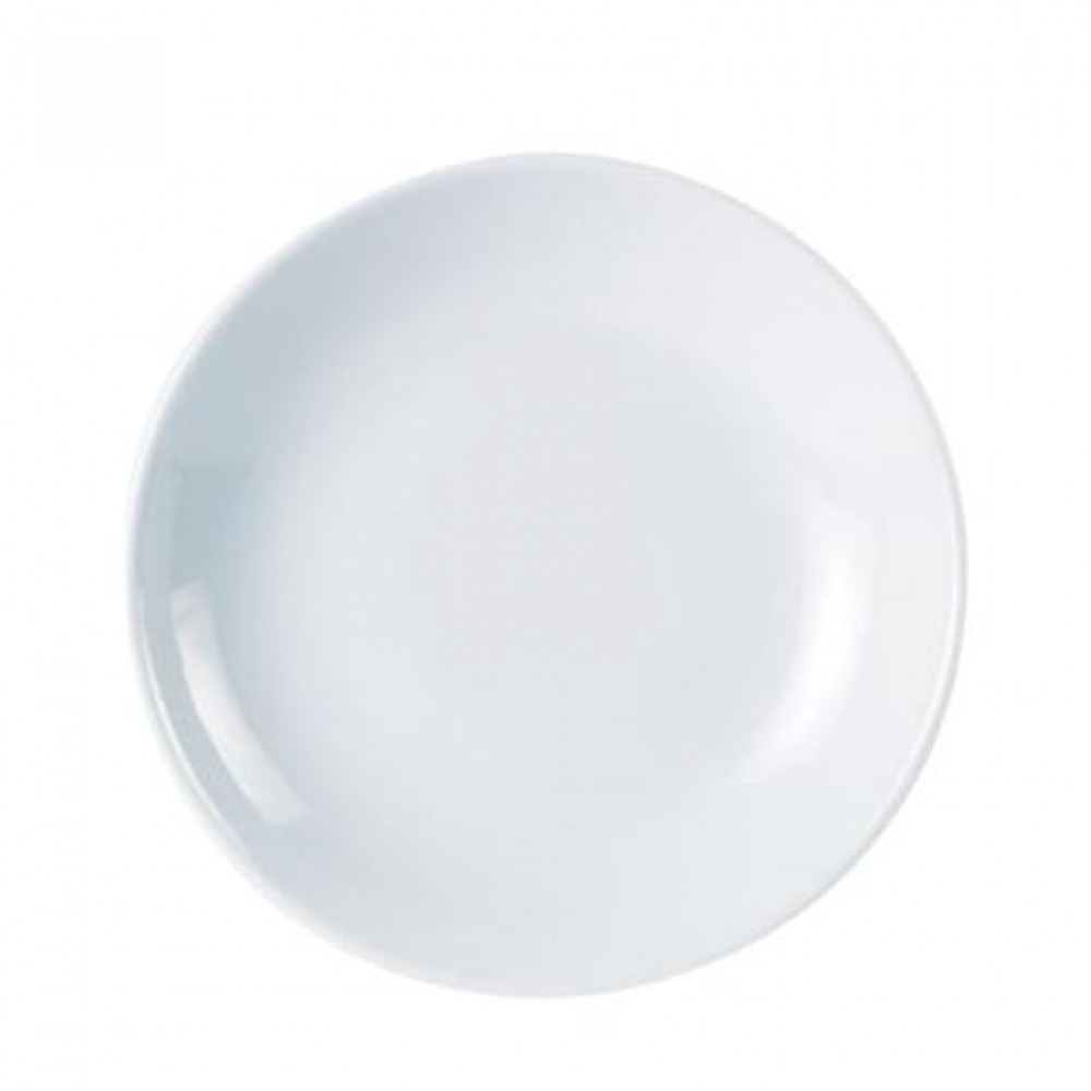 Porcelite Pizza & Pasta Plates : White Standard Coupe Bowl ...