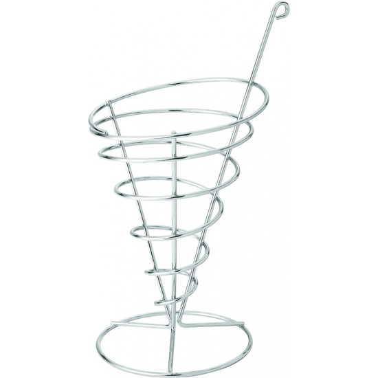 Serving Buckets : Wire Cone 12cm X 22cm