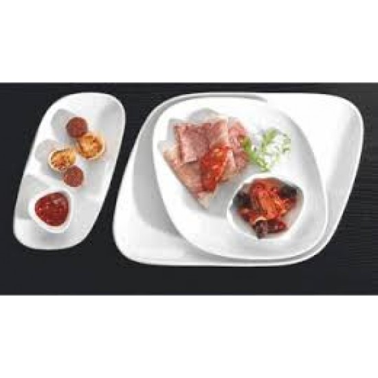 Porcelite Perspective : Perspective Coupe Plate 35x25 Cm