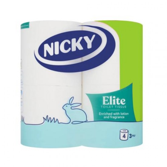 Conaty Toilet Rolls Ranges : Nicky Elite Toilet Roll 3ply ...