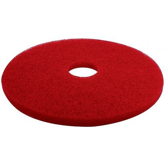 Buffers : Red Buffing Pads 17'' | Best Hygiene Supplier