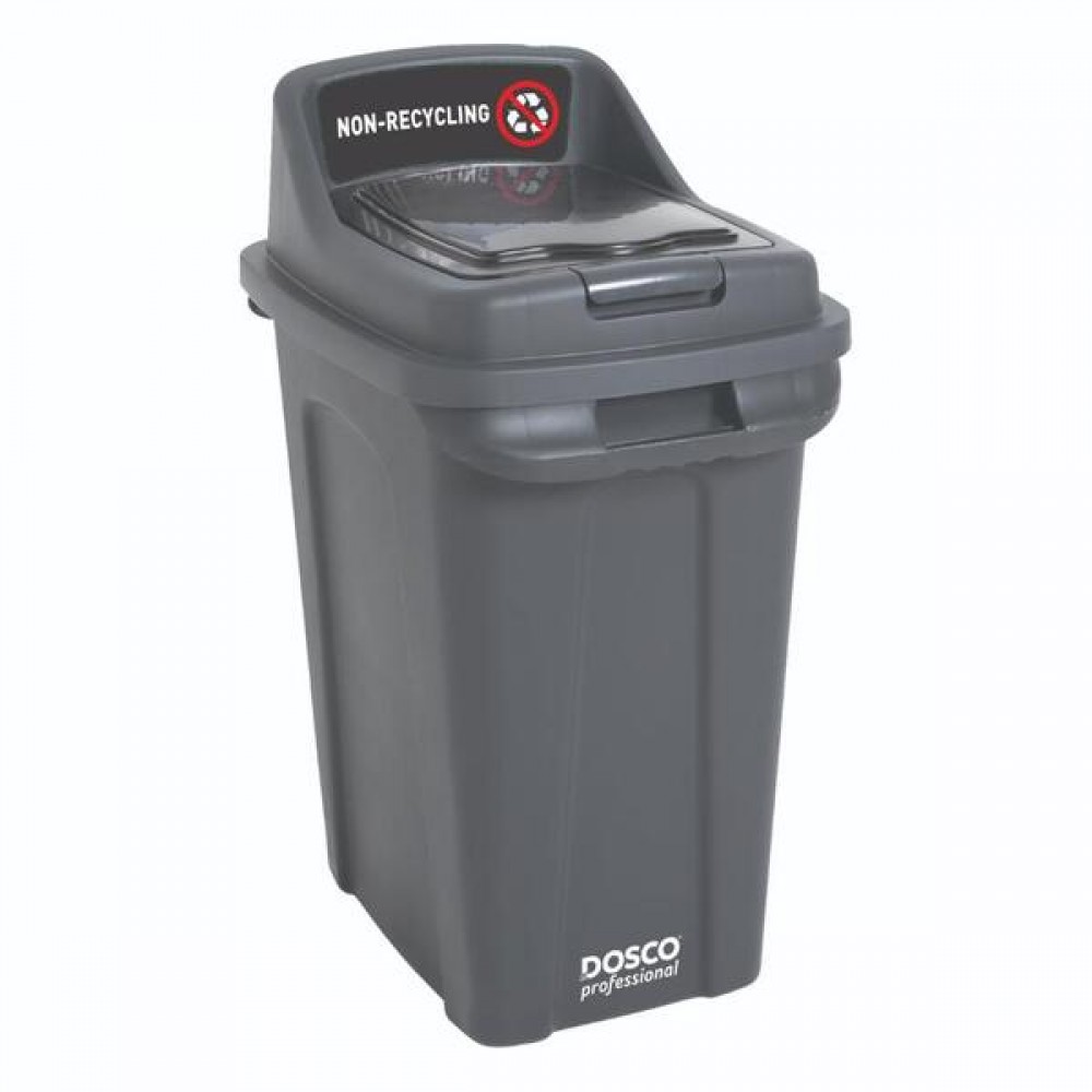 Recycling Stations : Recycling Bin Black (general Waste) 70l