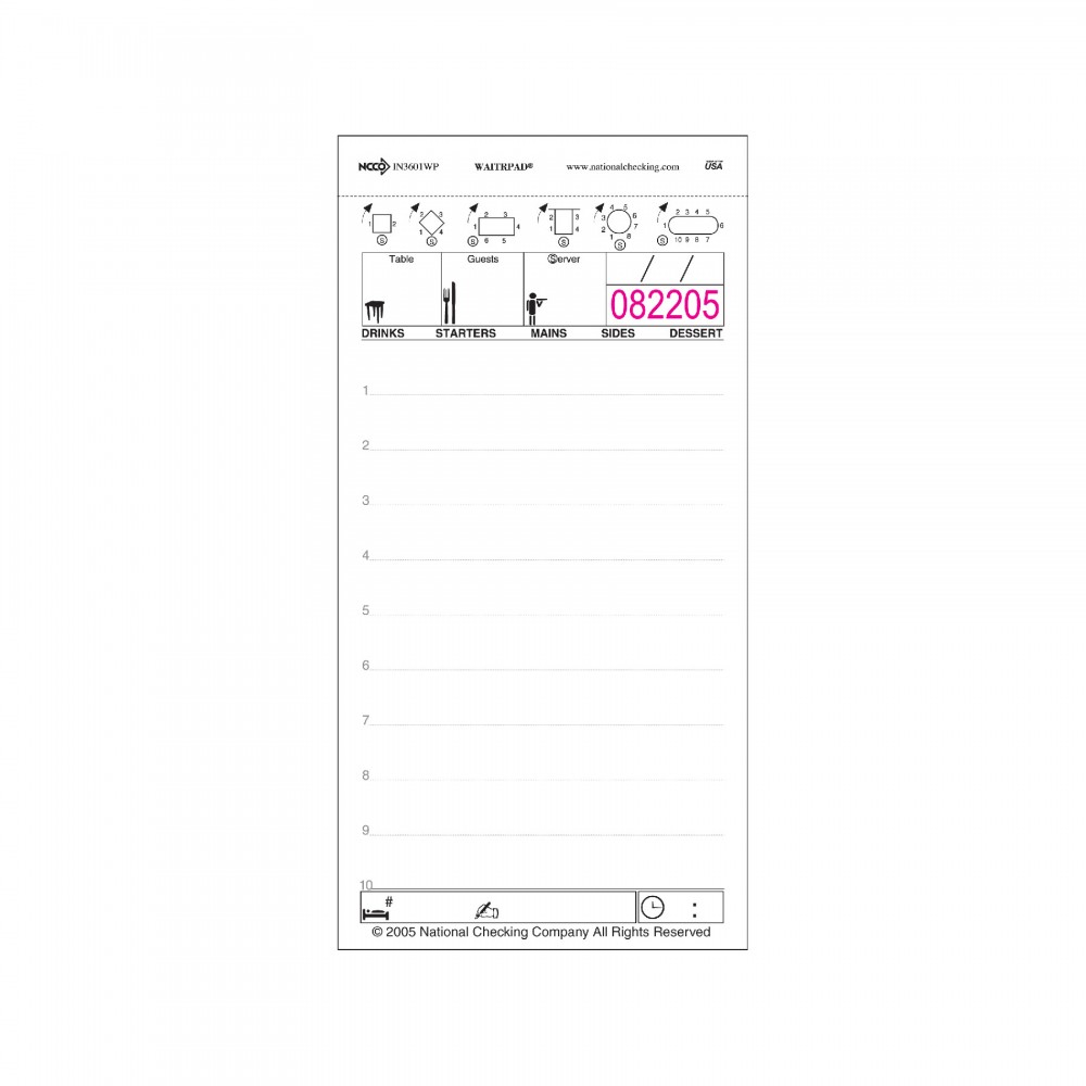 Waiterpads : Order Book |Catering Supplies | Docket Book ...