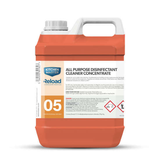 Bar & Dining Chemicals : Reload Conc All Purpose Disinfectant ...