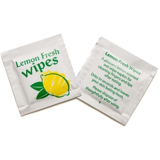 Lunch Napkins : Lemon Wet Wipes | Irelands Hand Wipes Supplier ...