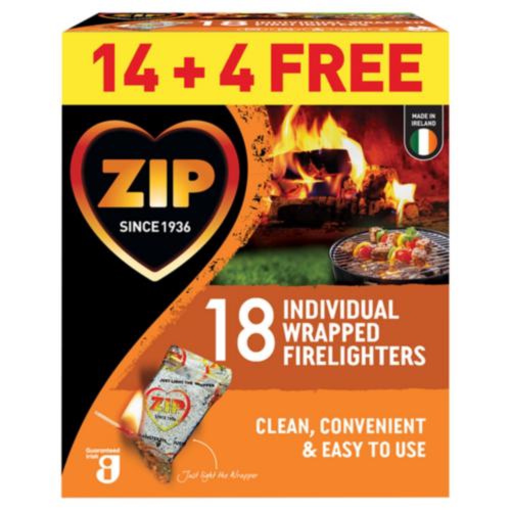 Candles & Holders : Zip Individually Wrapped Firelighters ...