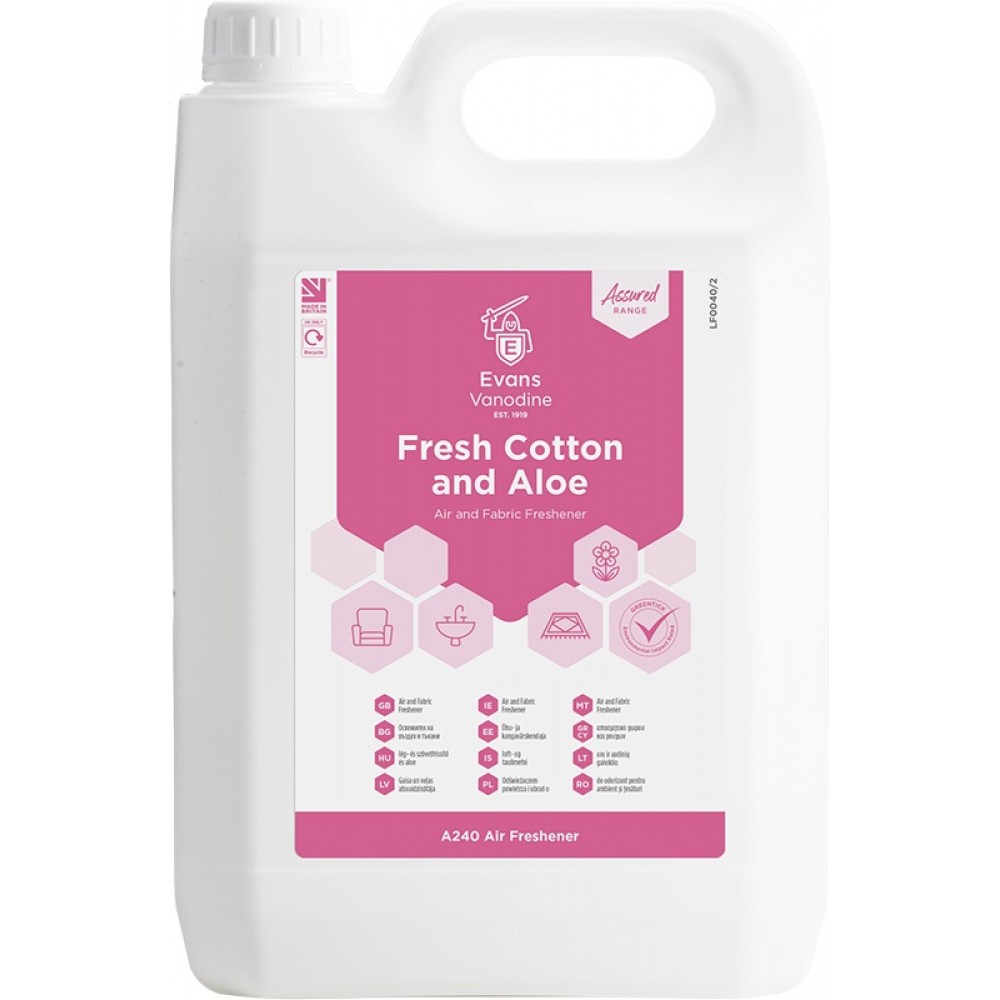 Air Freshener & Washing Powder : 5l Cotton+aloe Refill For ...