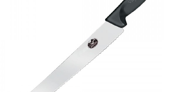 Pastry & Pallette Knives : Serrated Curve Pastry Knife
