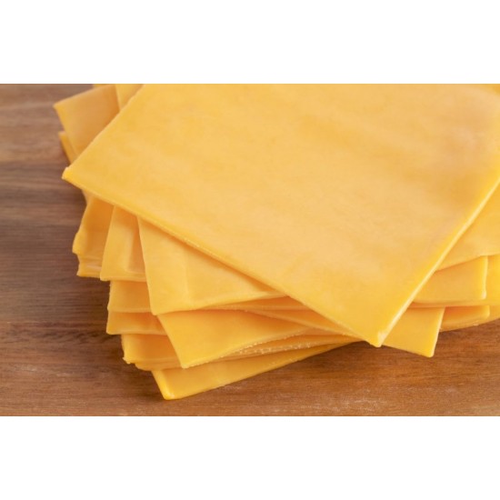 Sliced Cheese : Red Cheddar | Irelands Cheese Burger Supplier ...