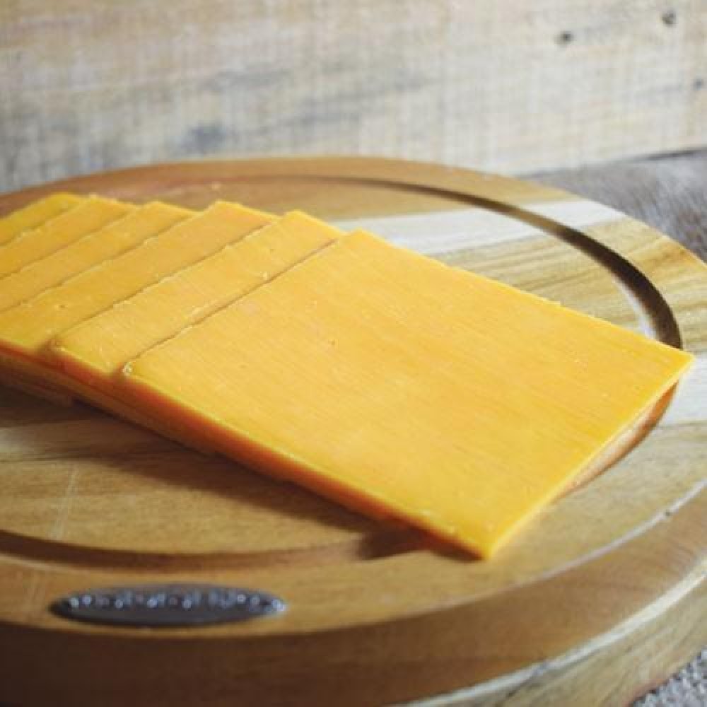 Sliced Cheese : Red Cheddar | Irelands Cheese Burger Supplier ...