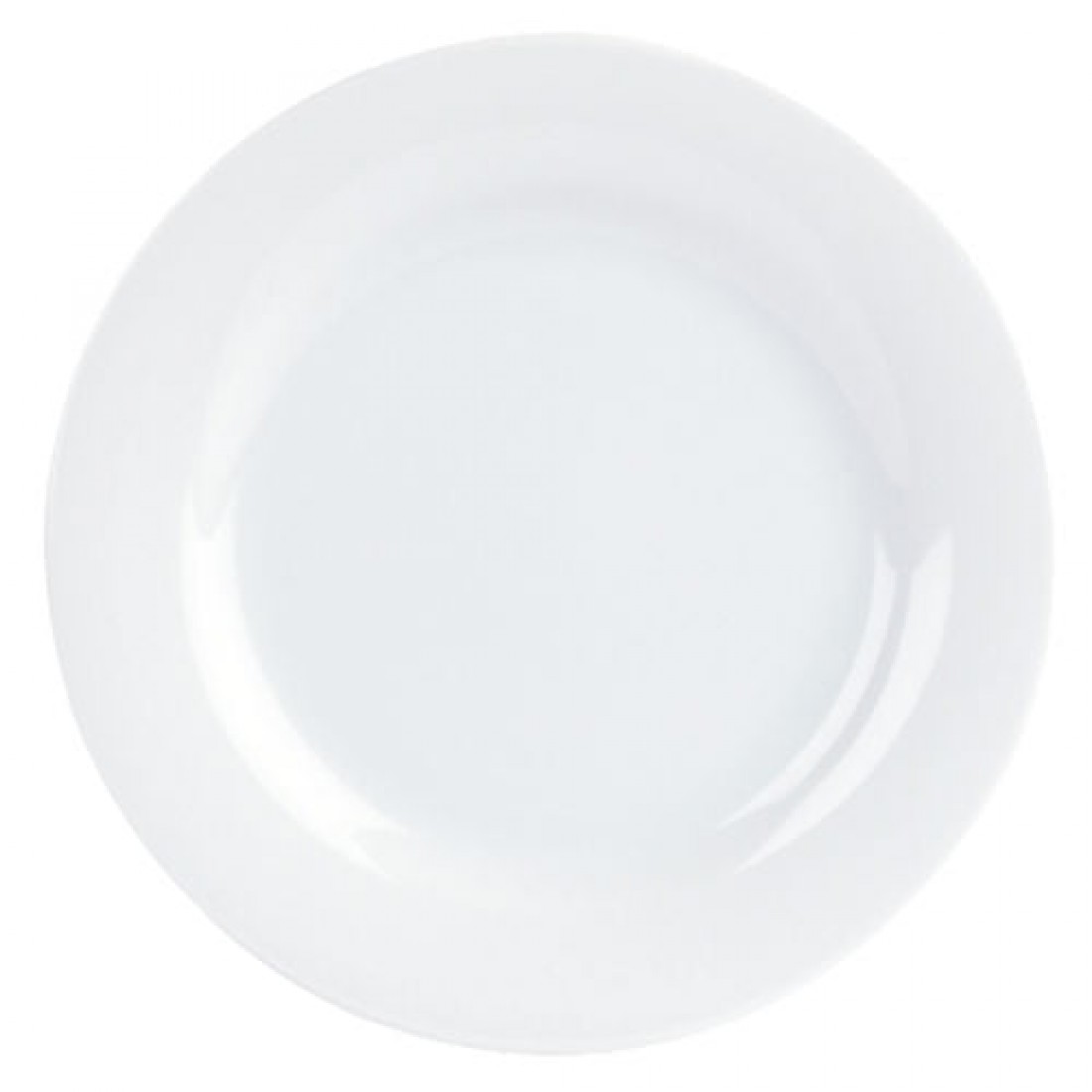 Porcelite Standard Round Plates : Porc Banquet Wide Rim Plate ...